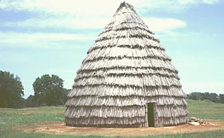 World of the Caddo > Houses > Building Today